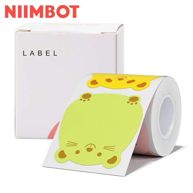 NIIMBOT Labels for B1/B21/B3S Label Printer, Thermal Labels 2"x 2"(50x50mm), 1 Roll of 150 ...