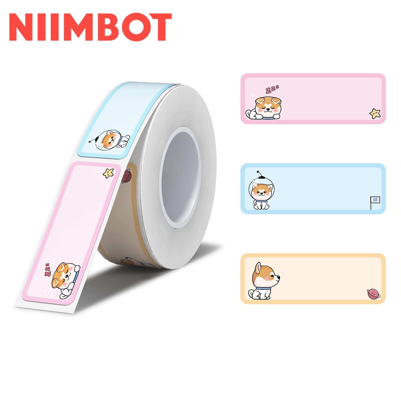 NIIMBOT D11/D110/D101/H1S Printer Labels, 0.55"x 1.57", Multi-Color ...