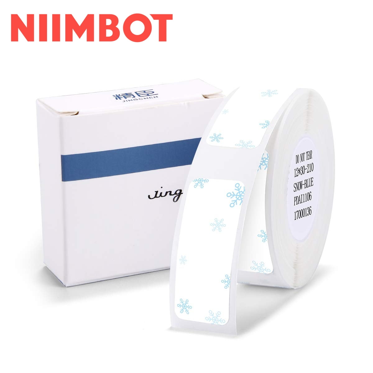 NIIMBOT Thermal Label Maker Stickers 0.47"×1.18" Replacement Label ...