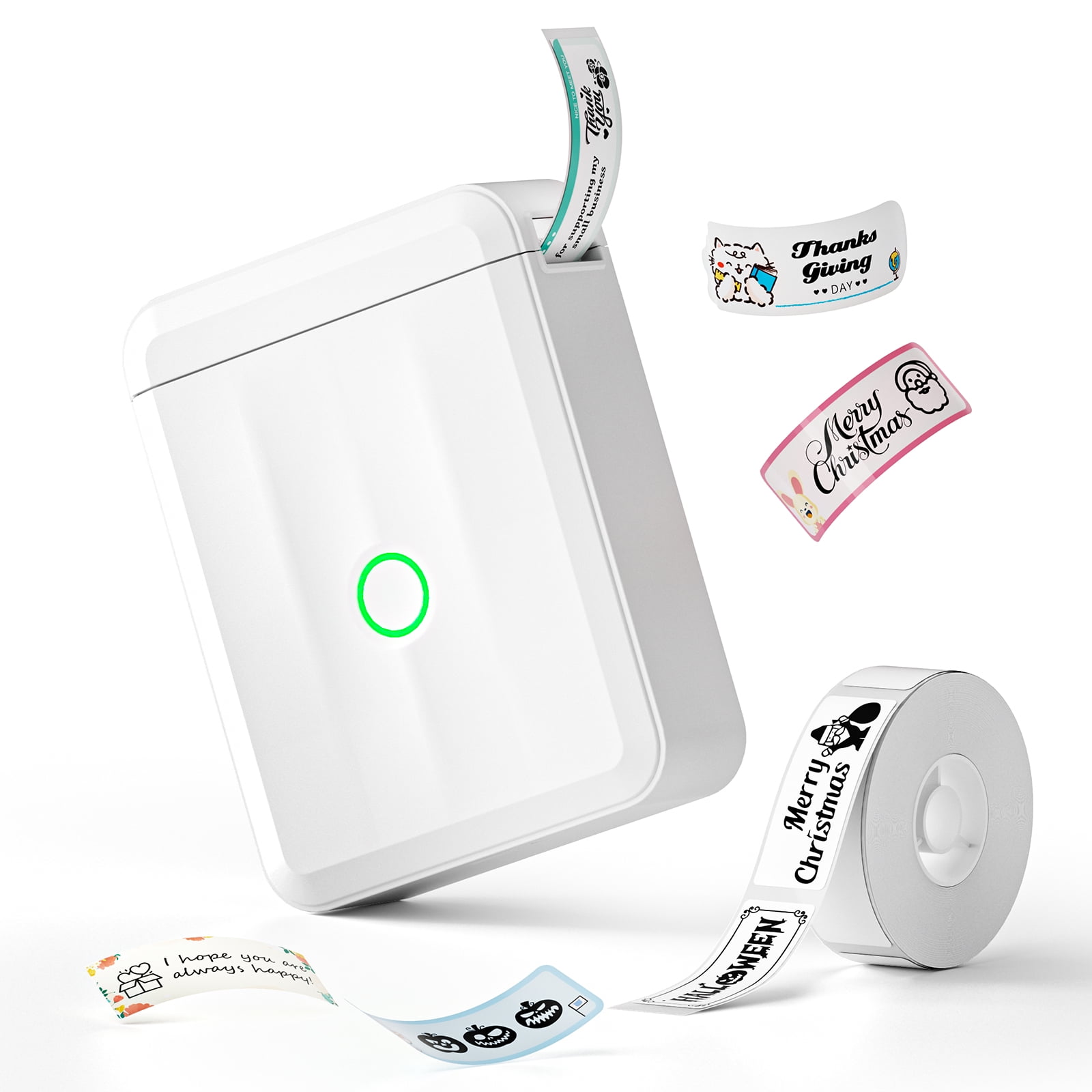 NIIMBOT Upgraded D110 Mini Portable Label Printer Inkless Labeler ...