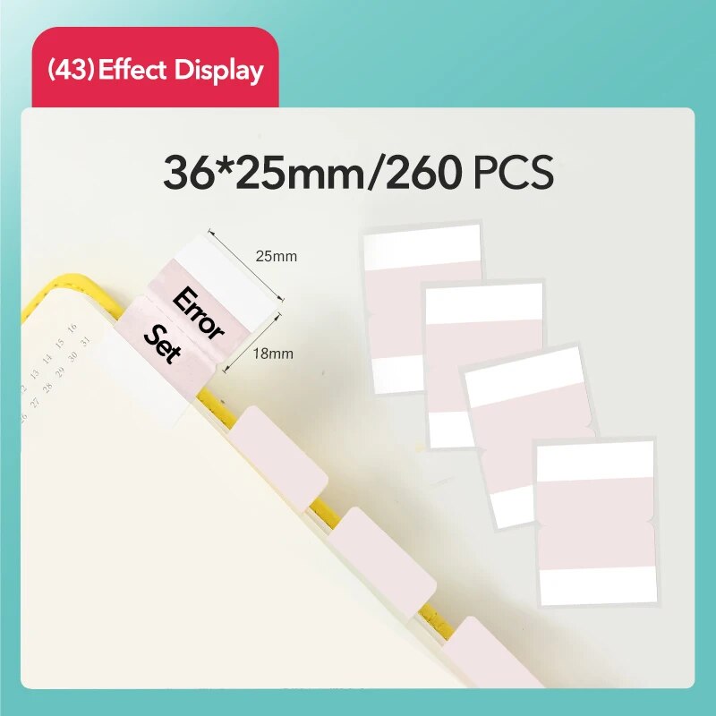 NIIMBOT index Smart Printer Thermal Label Stickers Colorful Label ...