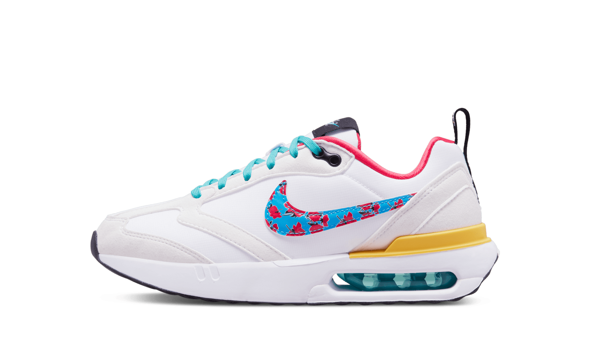 NIKE GRADE SCHOOL AIR MAX DAWN GS "FLORAL SWOOSH" DQ7772 100 DQ7772 100 ...