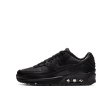 NIKE GRADE SCHOOL Air Max 90 "Triple Black" CD6864 001 from Stadium ...