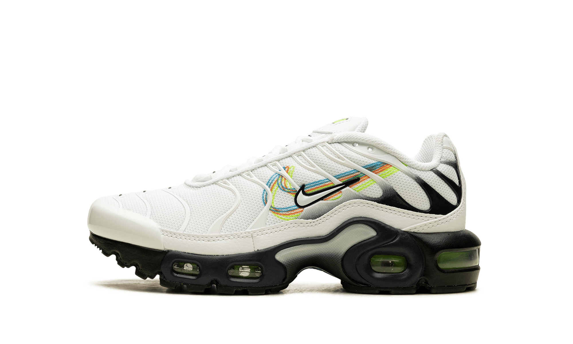 NIKE GRADE SCHOOL Air Max Plus Big Kid "Layered Swoosh" DV7140 100 ...