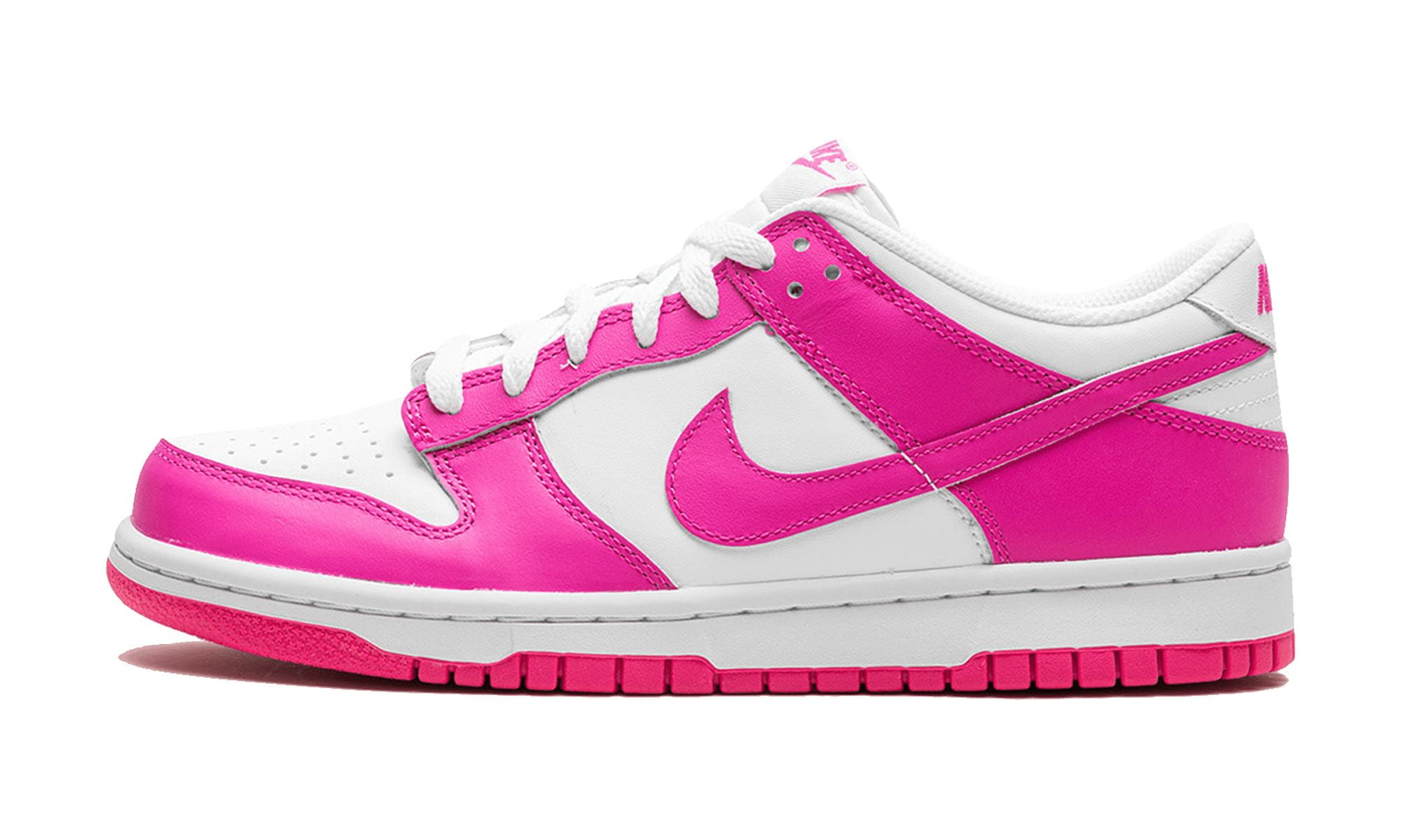 NIKE GRADE SCHOOL Dunk Low GS "Laser Fuchsia" FB9109 102 from Stadium ...