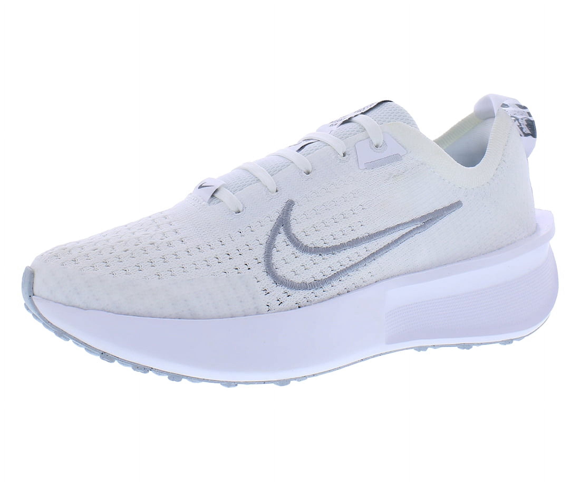NIKE Interact Run Womens Road Running Shoes FD2292-100 (White/Metallic ...