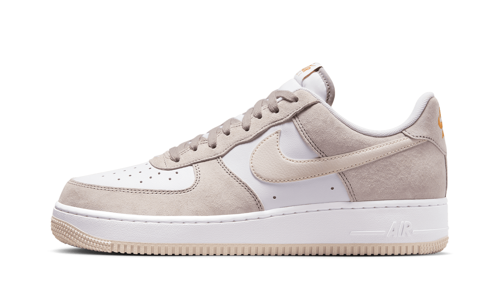 NIKE MENS Air Force 1 Low '07 "College Grey Light Orewood Brown" IB3080 ...