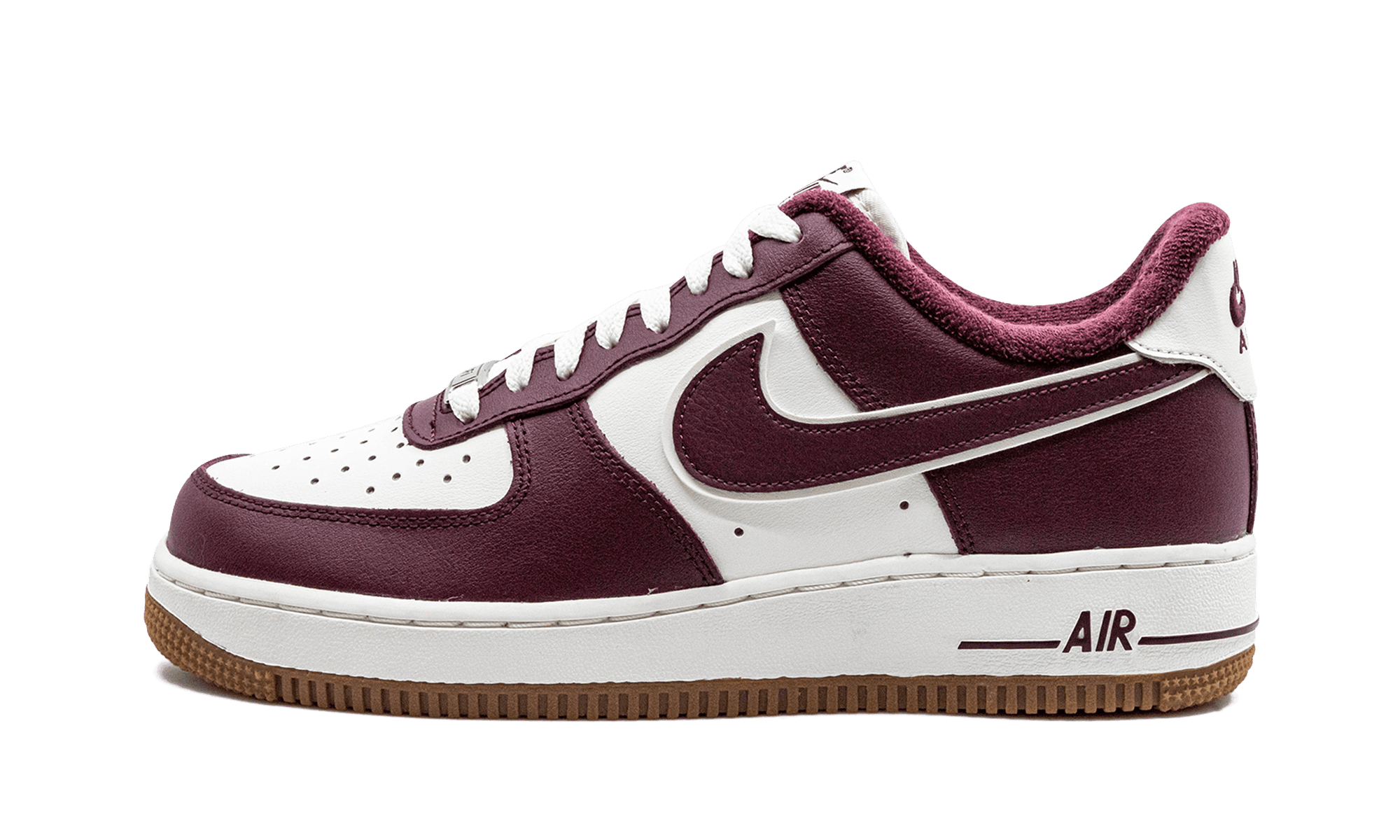 NIKE MENS Air Force 1 Low "College Pack - Night Maroon" DQ7659 102 ...
