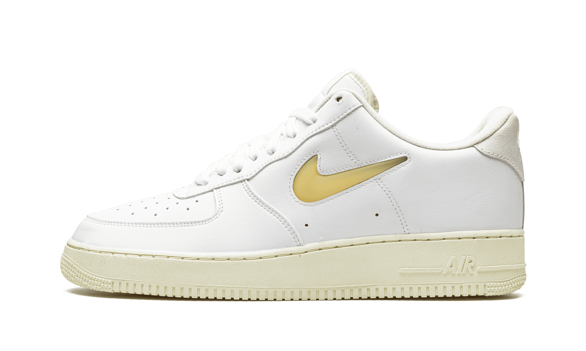 NIKE MENS Air Force 1 Low Jewel "White/Pale Vanilla" DC8894 100 DC8894 ...