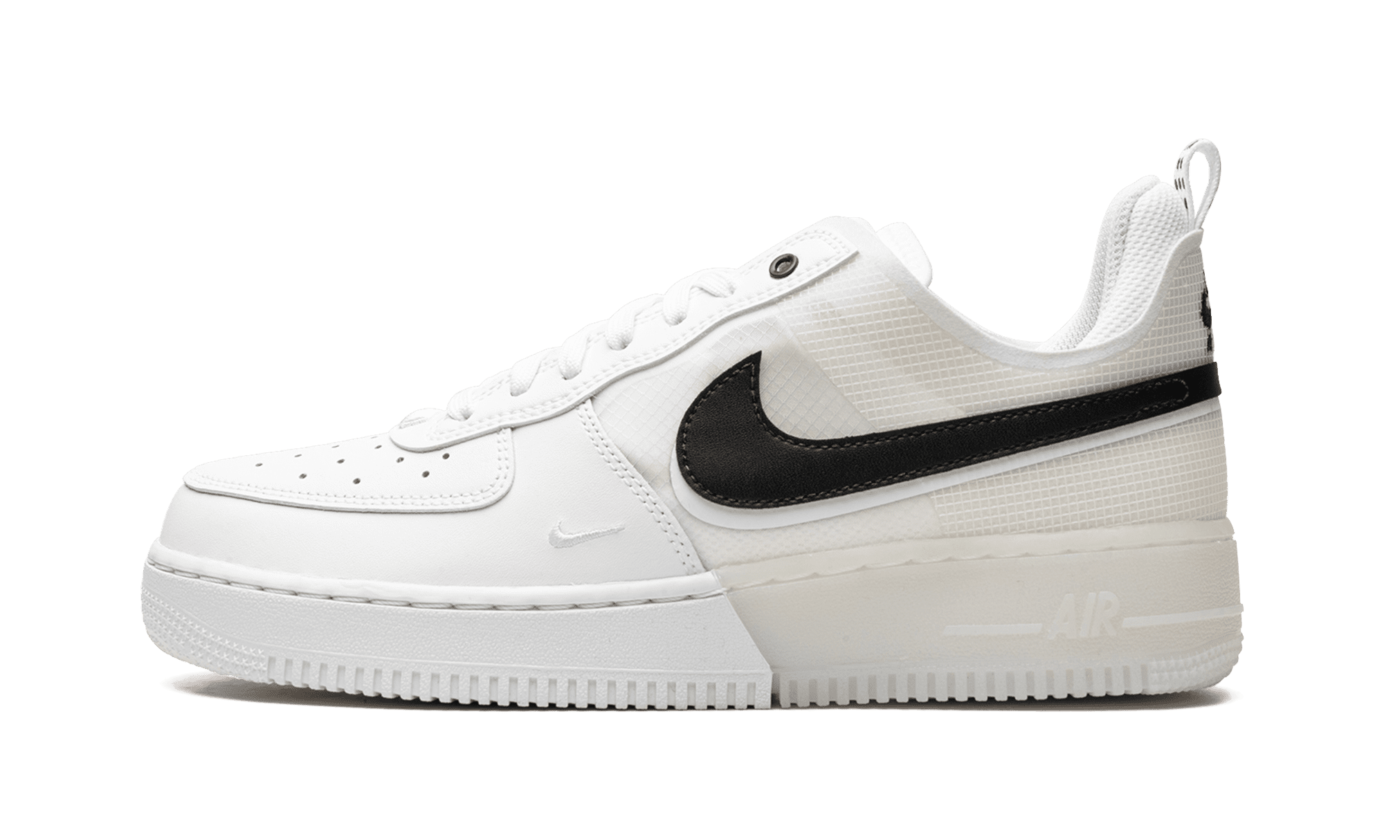 NIKE MENS Air Force 1 Low React "White / Black" DV0808 101 DV0808 101 ...