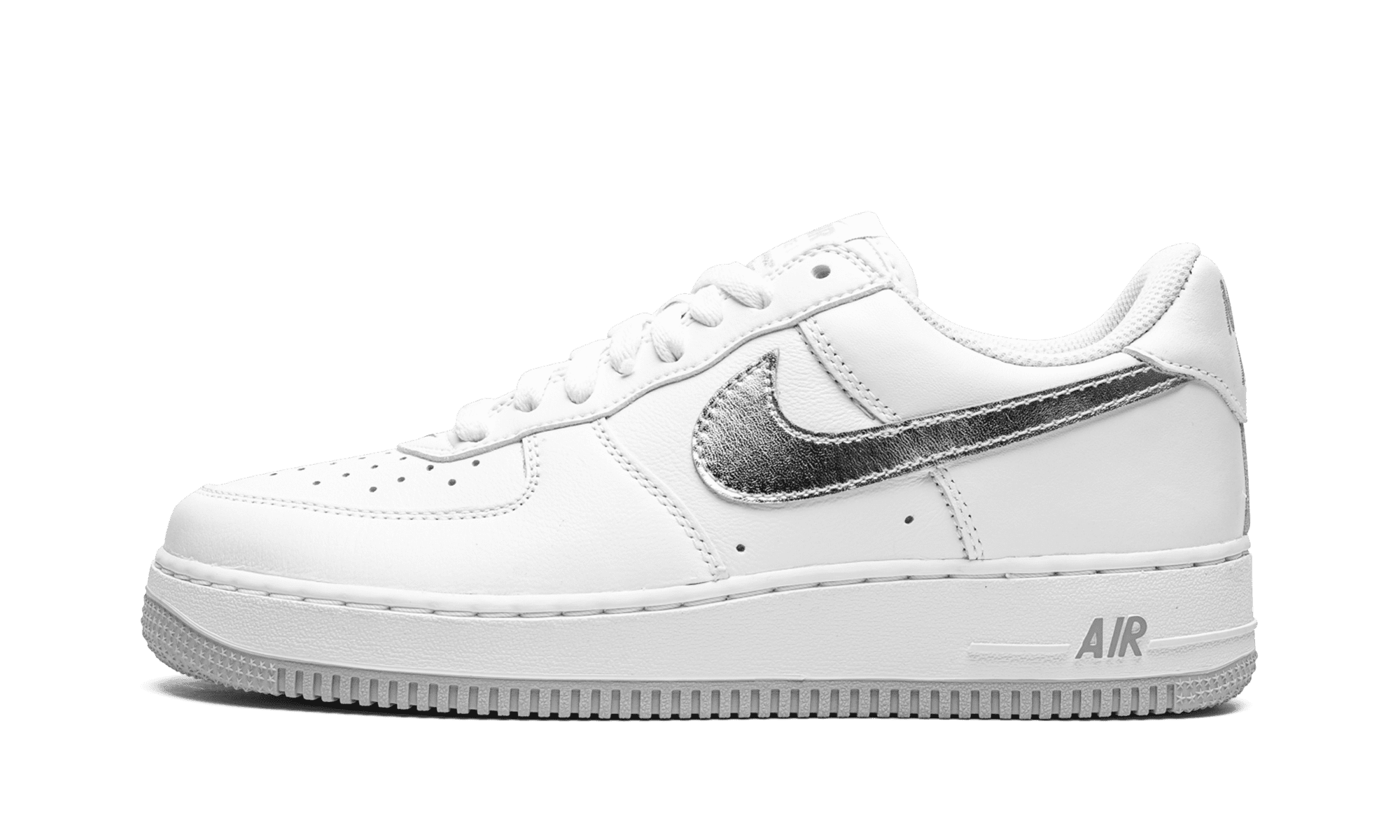 NIKE MENS Air Force 1 Low "Silver Swoosh" DZ6755 100 from Stadium Goods ...