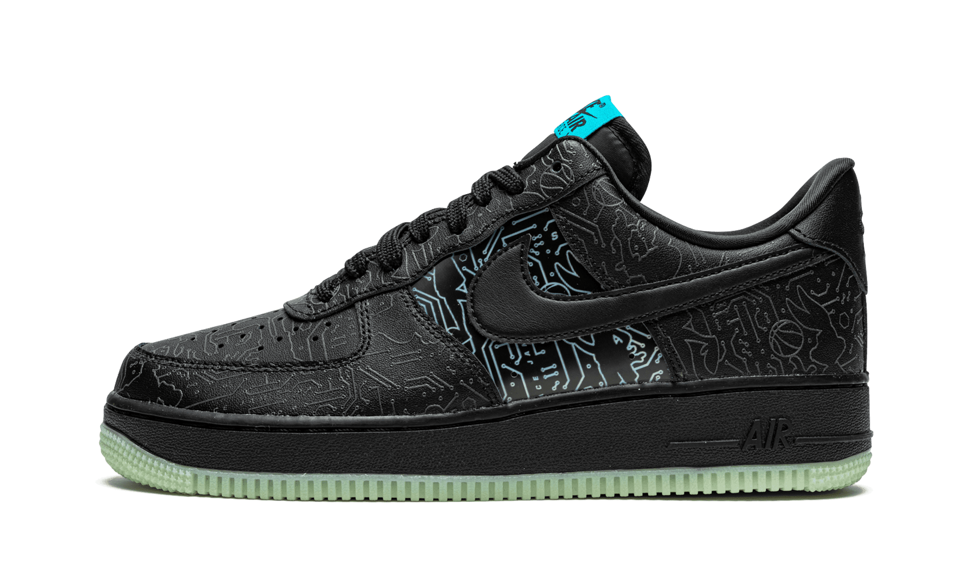 NIKE MENS Air Force 1 Low "Space Jam - Computer Chip" DH5354 001 from ...