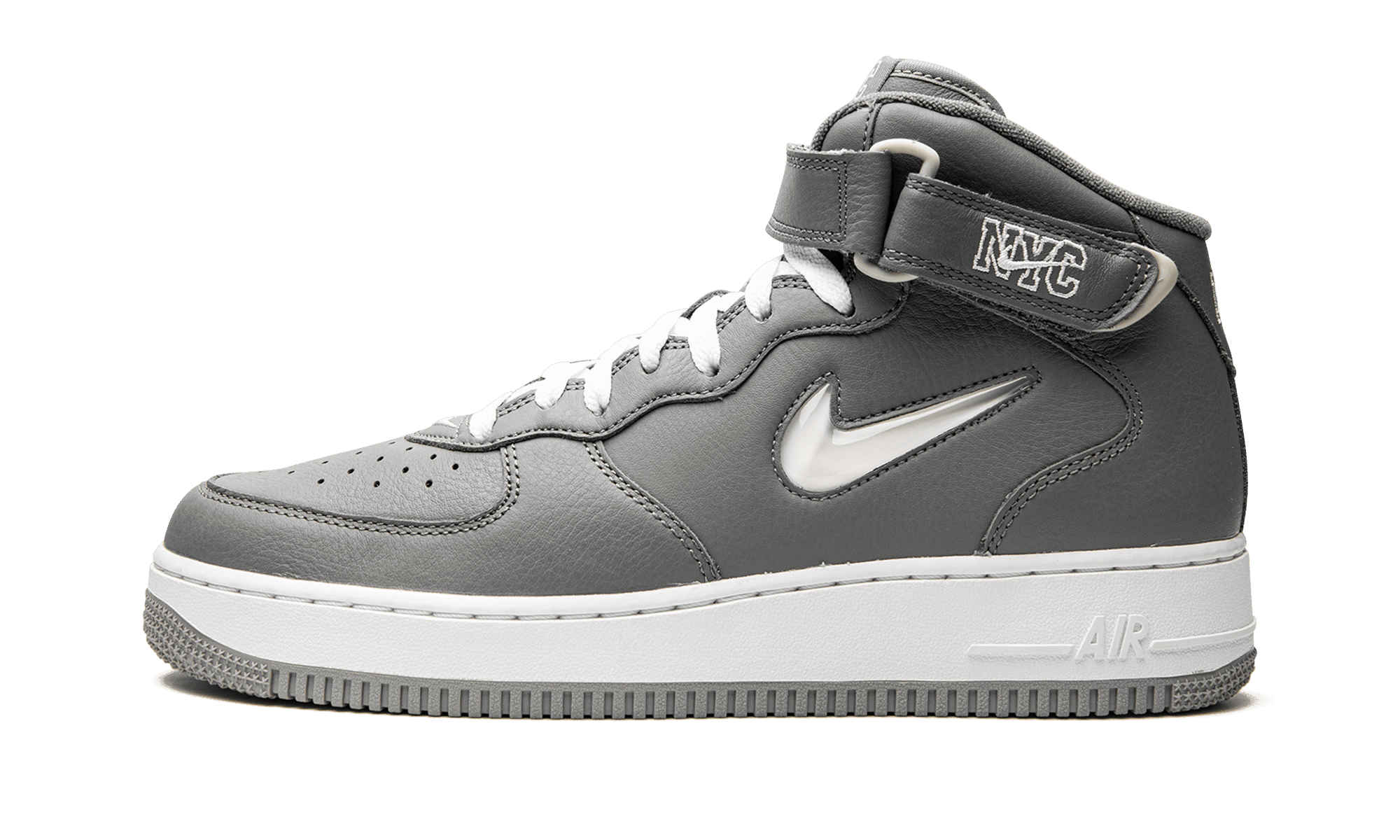 NIKE MENS Air Force 1 Mid QS "Jewel NYC Cool Grey" DH5622 001 from ...
