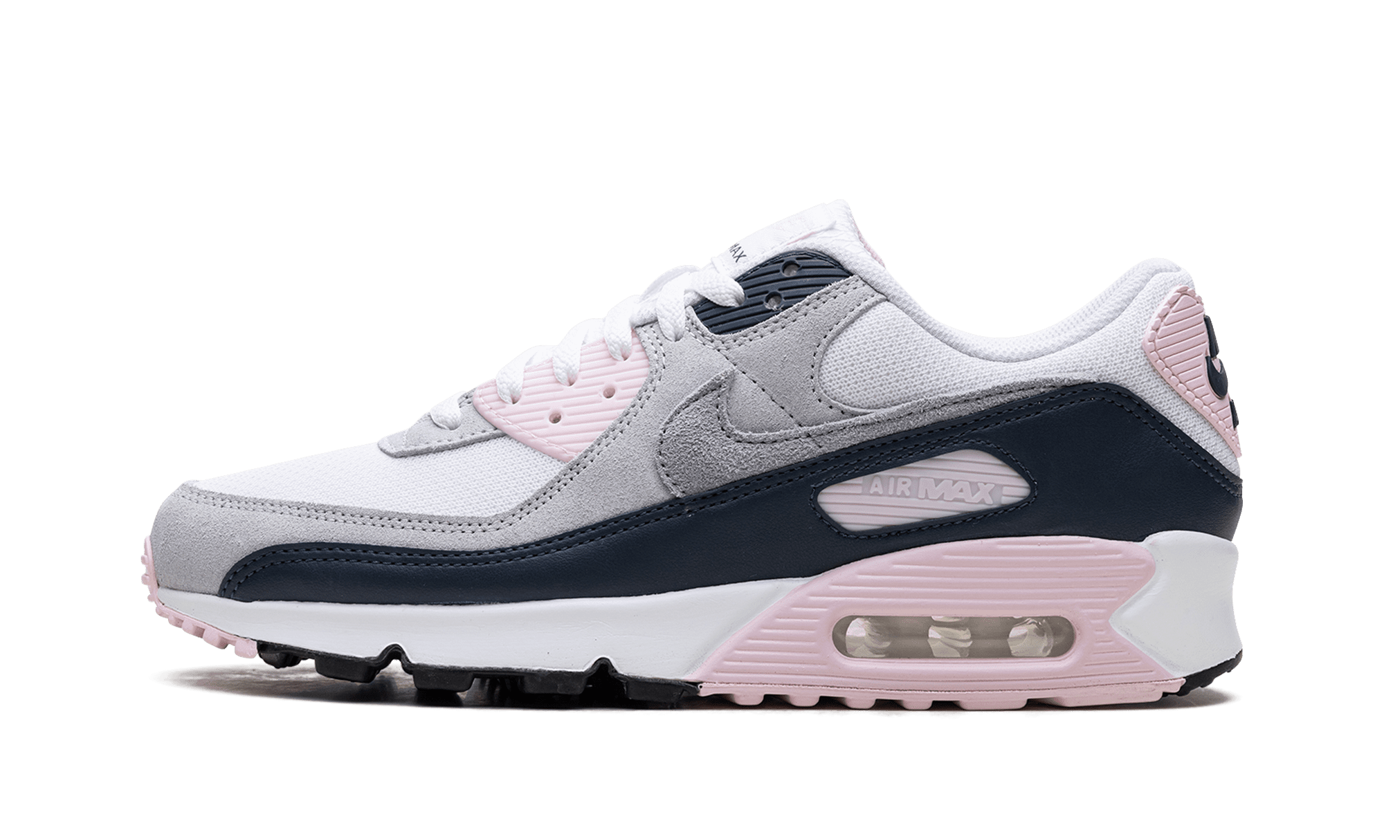 NIKE MENS Air Max 90 "Pink Foam Armory Navy" DM0029 106 from Stadium ...