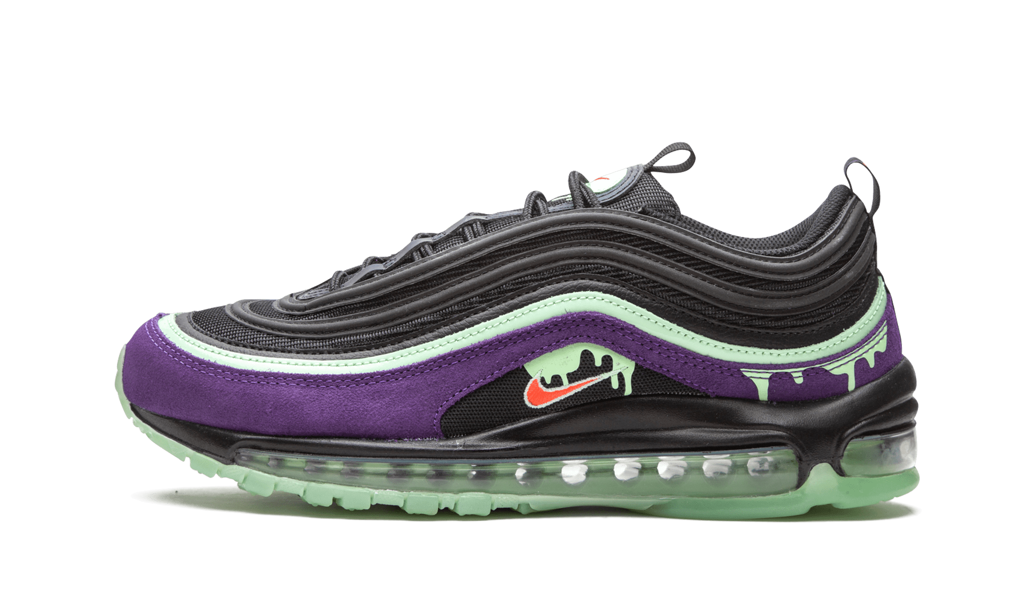 NIKE MENS Air Max 97 "Slime Halloween" DC1500 001 from Stadium Goods ...