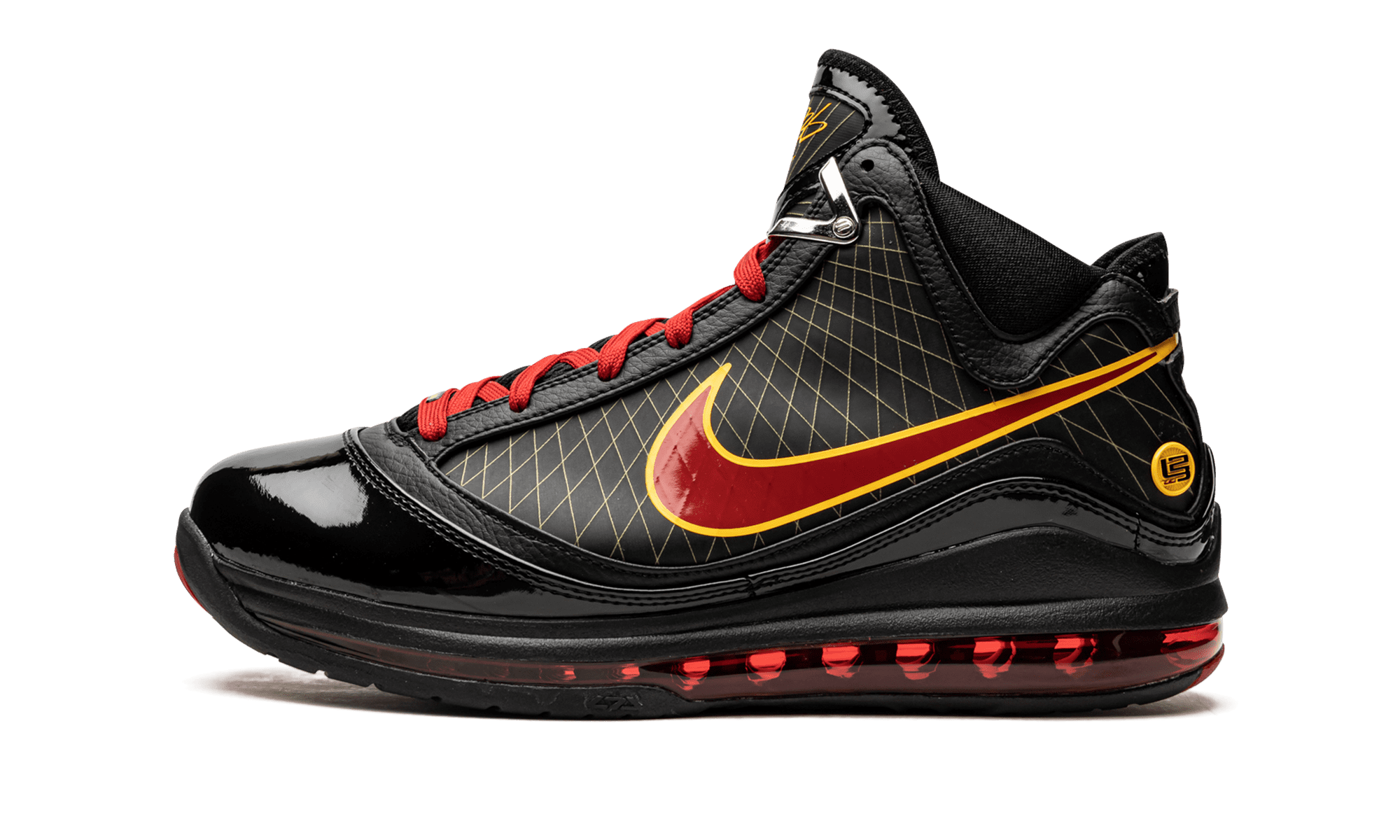 NIKE MENS Air Max Lebron 7 PE "Fairfax" CU5646 001 from Stadium Goods ...