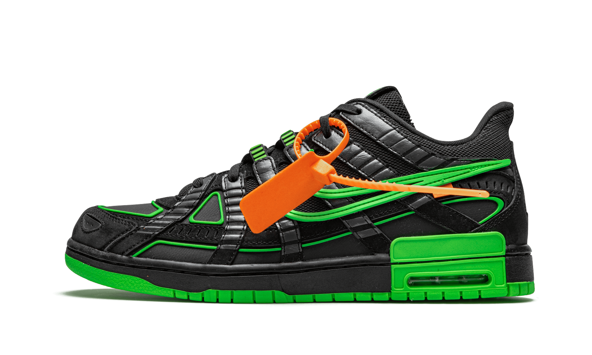 NIKE MENS Air Rubber Dunk "Off-White - Green Strike" CU6015 001 CU6015 ...