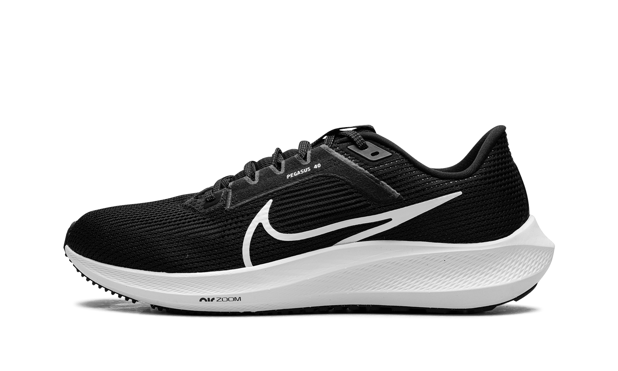 NIKE MENS Air Zoom Pegasus 40 "Black White" DV3853 001 from Stadium ...