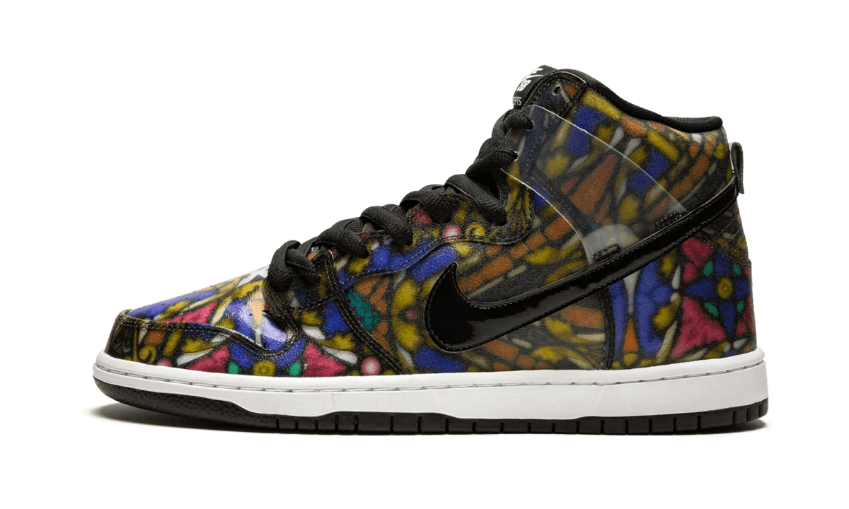NIKE MENS Dunk Hi Pro SB "Concepts Stained Glass - Special Box" 313171 ...