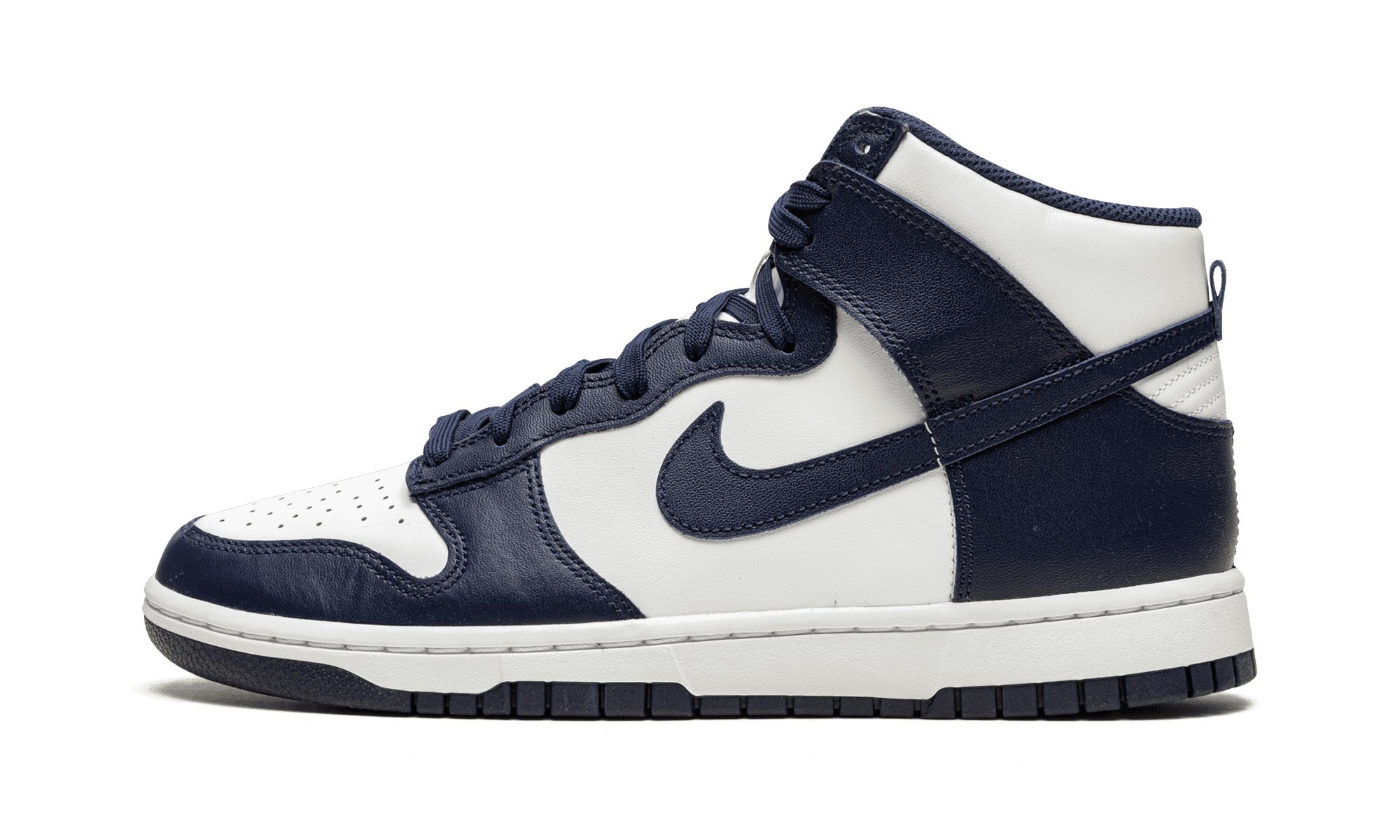 NIKE MENS Dunk High "Championship Navy" DD1399 104 from Stadium Goods ...