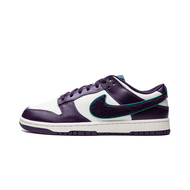 NIKE MENS Dunk Low "Chenille Swoosh - Grand Purple" DQ7683 100 from ...