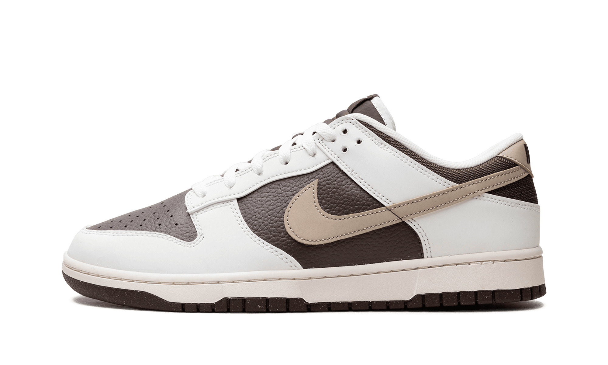 NIKE MENS Dunk Low Next Nature "Summit White Baroque Brown" HF4292 100 ...