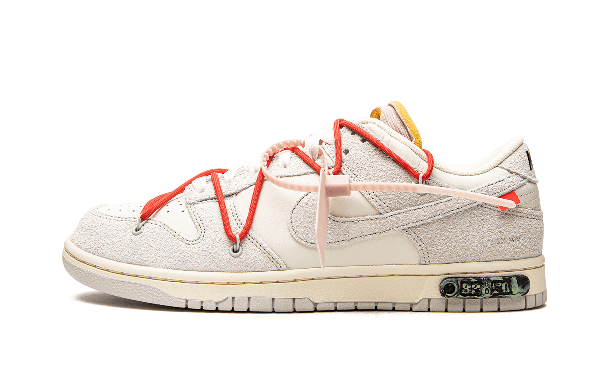 NIKE MENS Dunk Low "Off-White - Lot 33" DJ0950 118 from Stadium Goods ...
