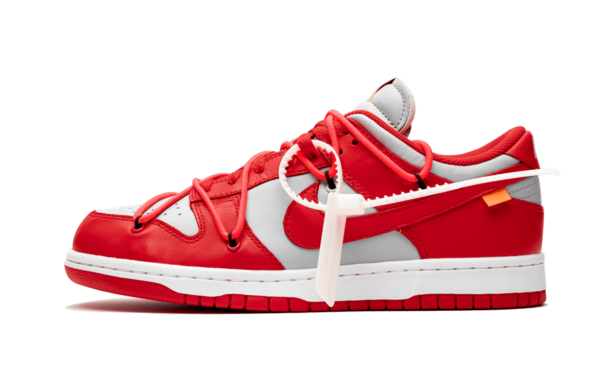 NIKE MENS Dunk Low "Off-White - University Red" CT0856 600 from Stadium ...
