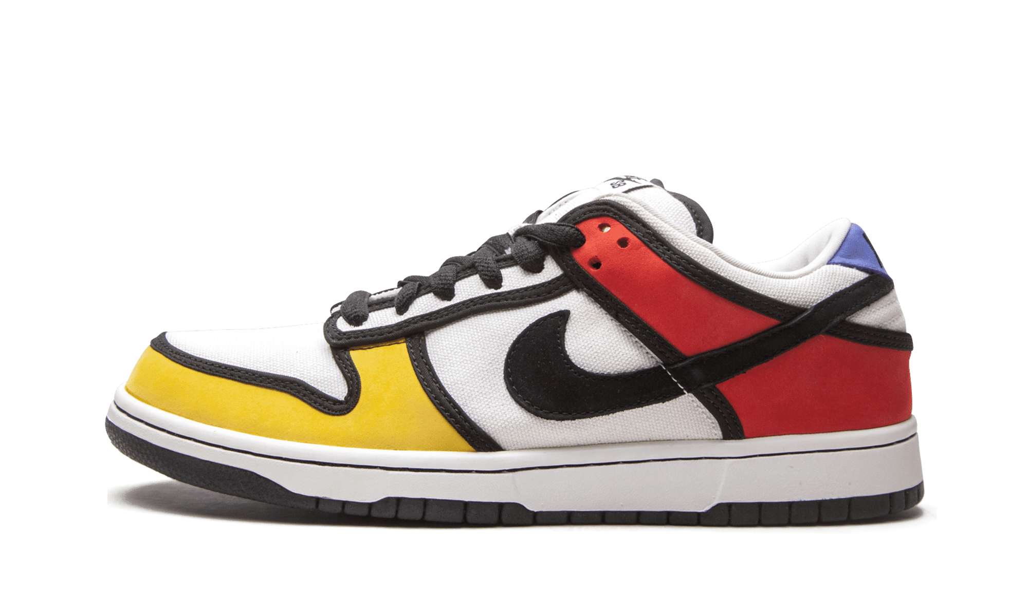 NIKE MENS Dunk Low Pro SB "Piet Mondrian" 304292 702 from Stadium Goods ...