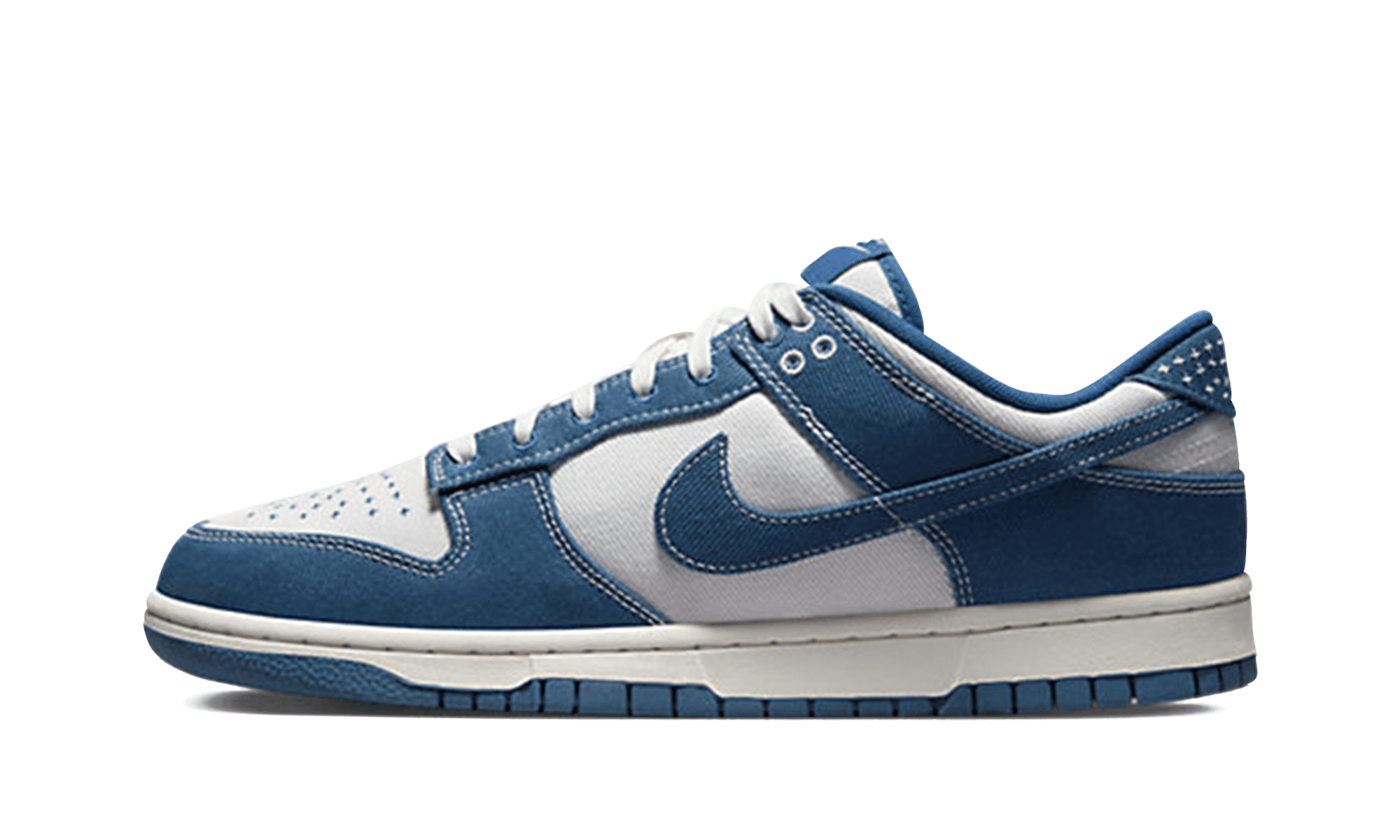 NIKE MENS Dunk Low "Shashiko - Industrial Blue" DV0834 101 from Stadium ...