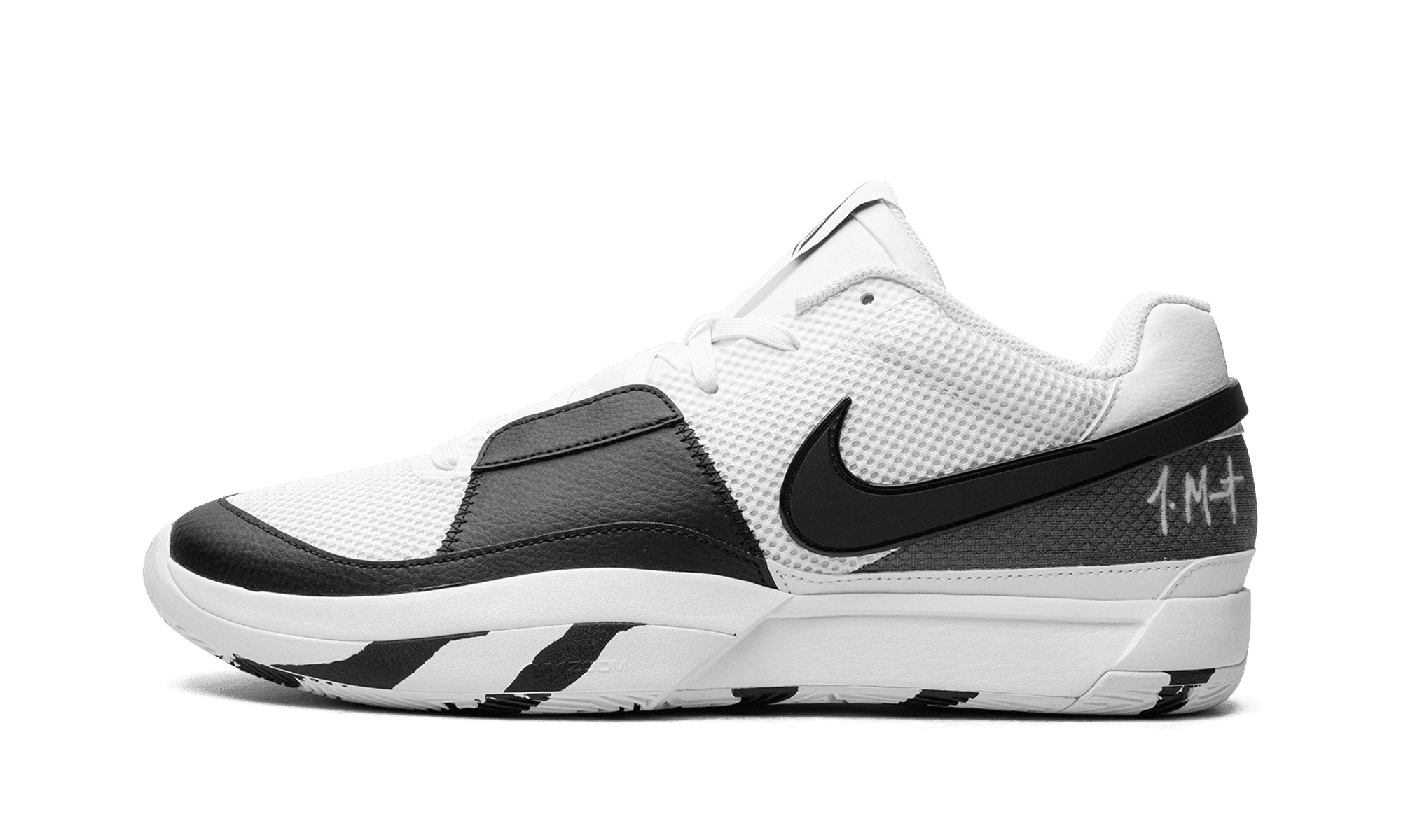 NIKE MENS Nike Ja 1 "WHITE BLACK" FQ4796 101 from Stadium Goods ...