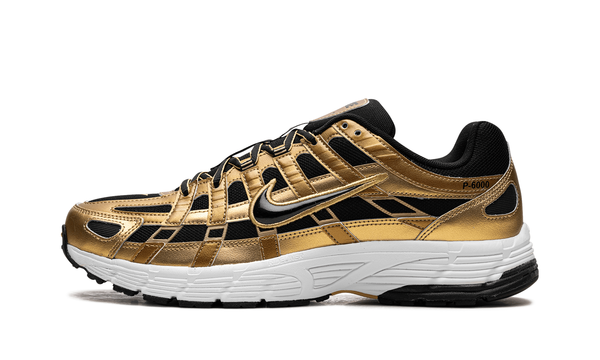 NIKE MENS P-6000 "Metallic Gold Infinite Gold White Black" HQ3030 700 ...