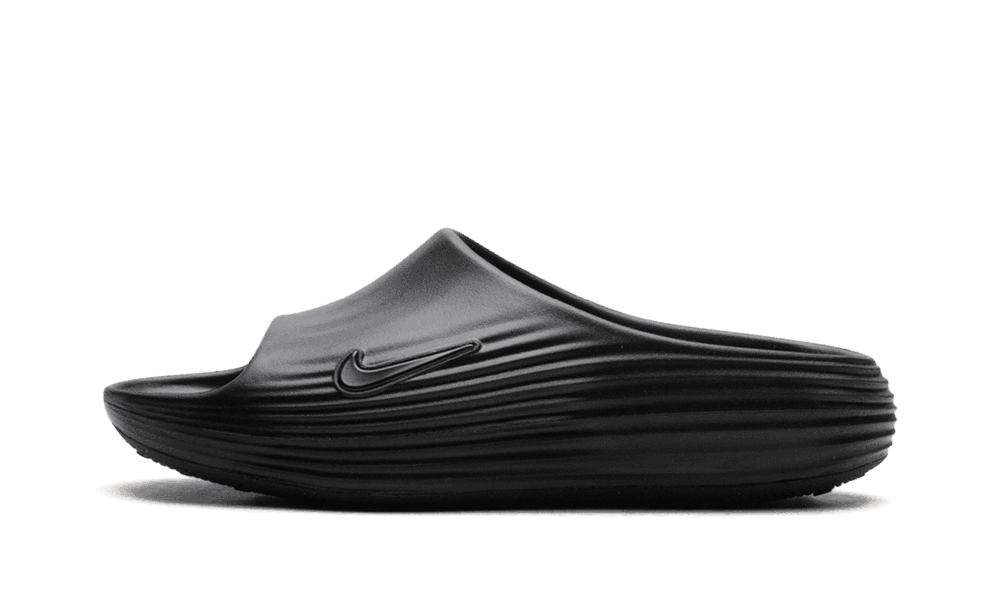 NIKE MENS ReactX Rejuven8 Slide "Triple Black" HV4479 001 from Stadium ...