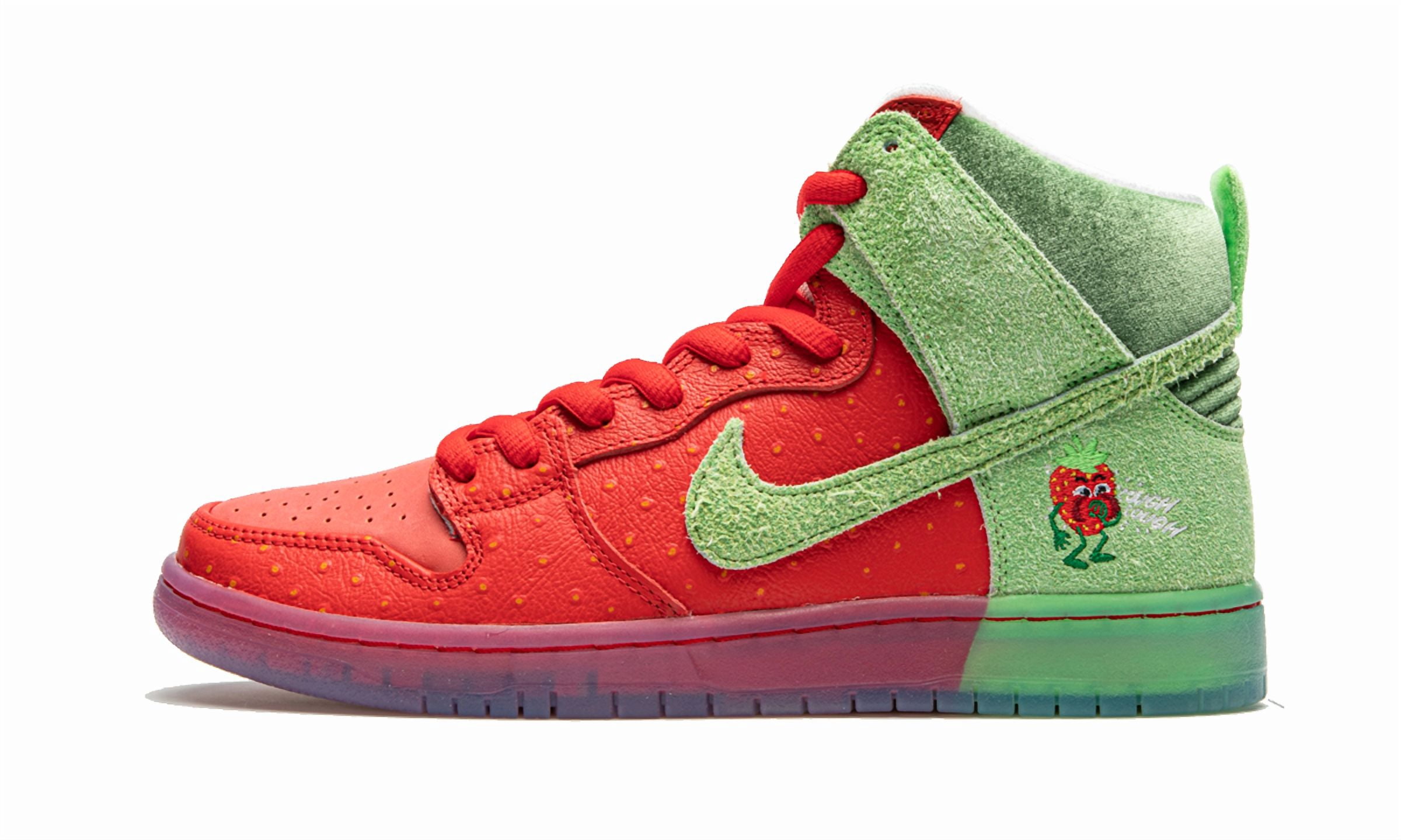 NIKE MENS SB Dunk High "Strawberry Cough" CW7093 600 from Stadium Goods ...