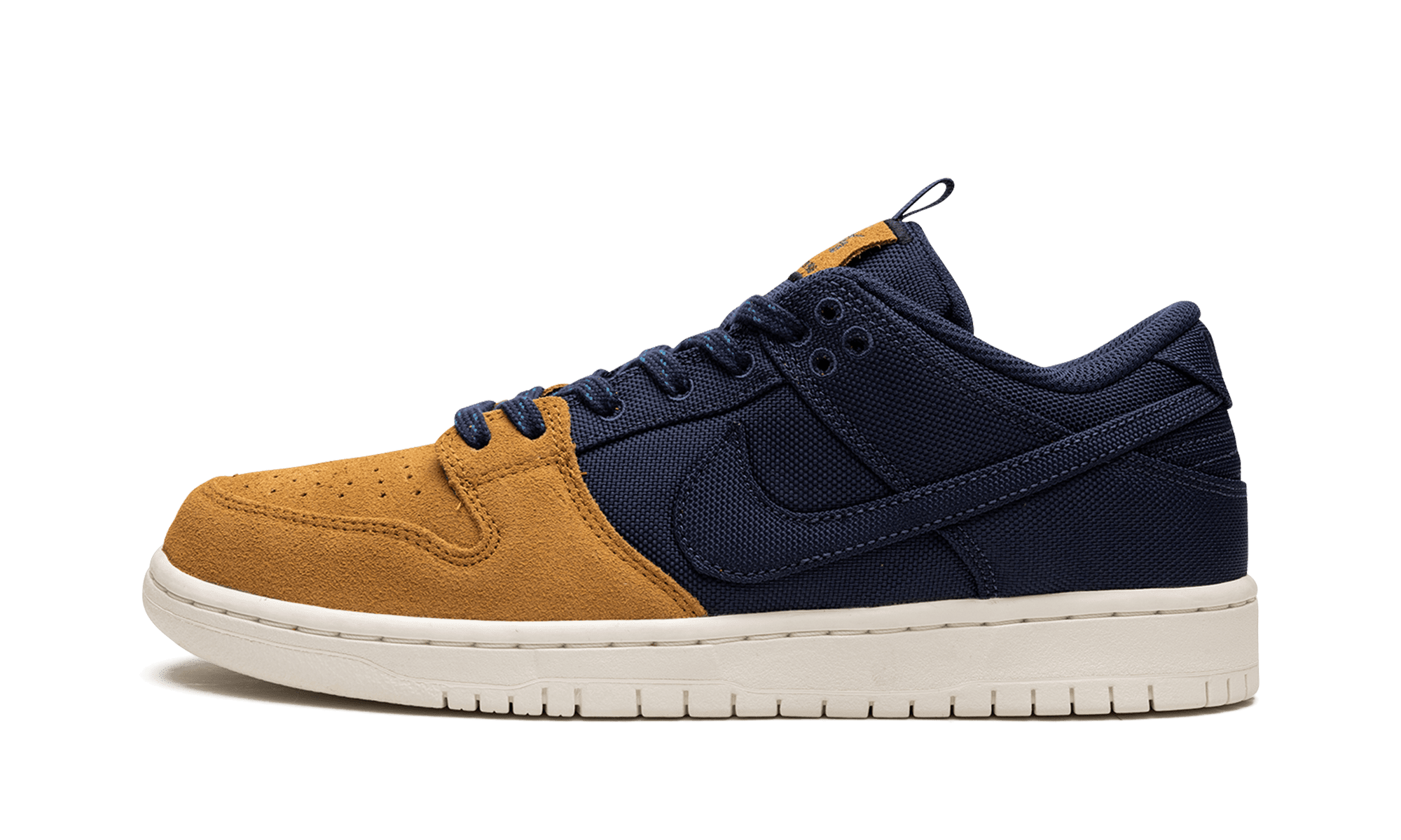 NIKE MENS SB Dunk Low "Midnight Navy/Desert Ochre" DX6775 400 DX6775 ...