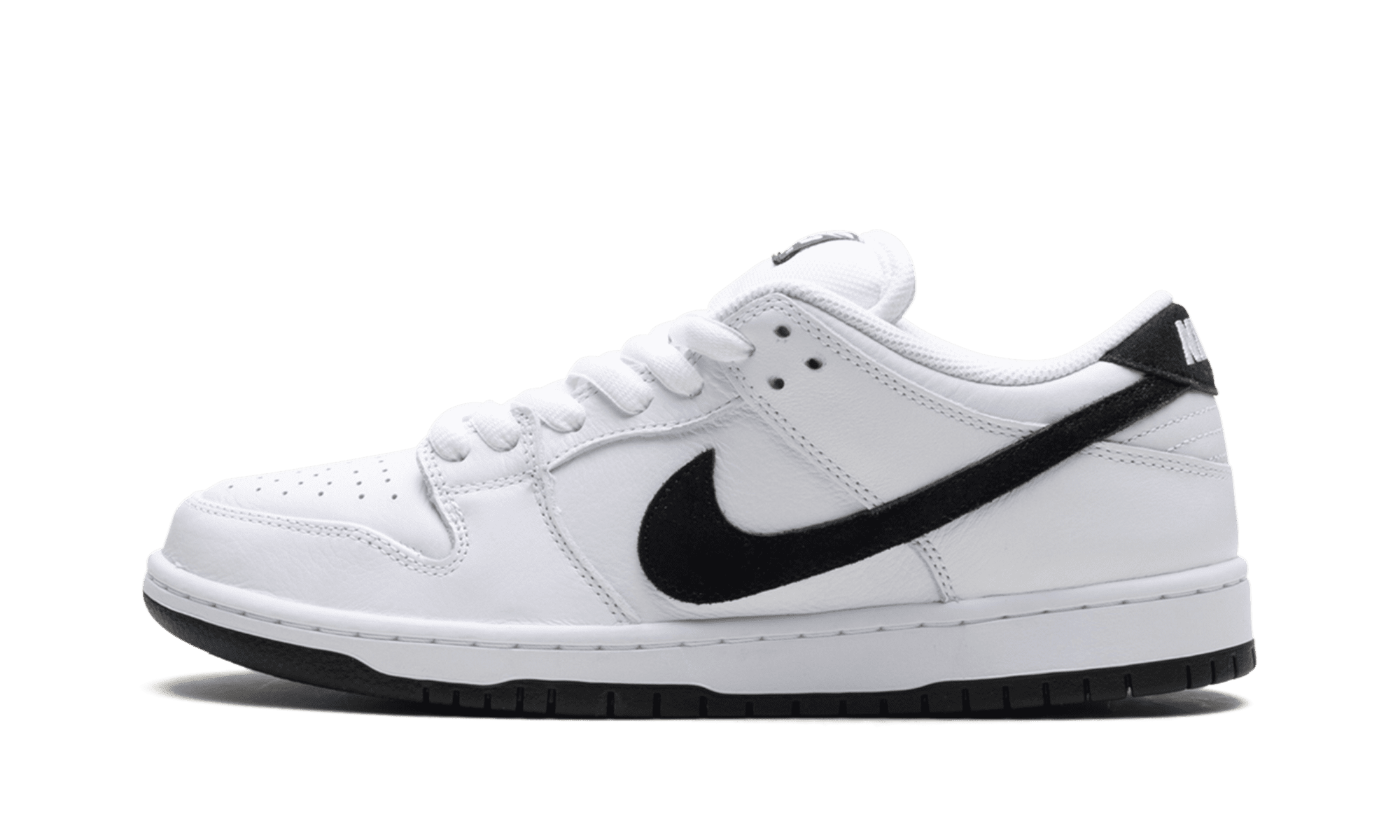NIKE MENS SB Dunk Low "White Black" HF3704 100 from Stadium Goods ...