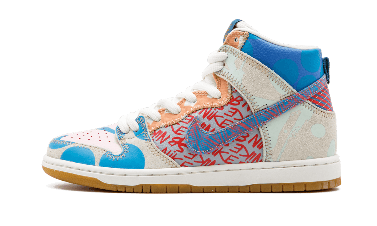 NIKE MENS SB Zoom Dunk High PREM "What The Dunk '17" 918321 381 from ...