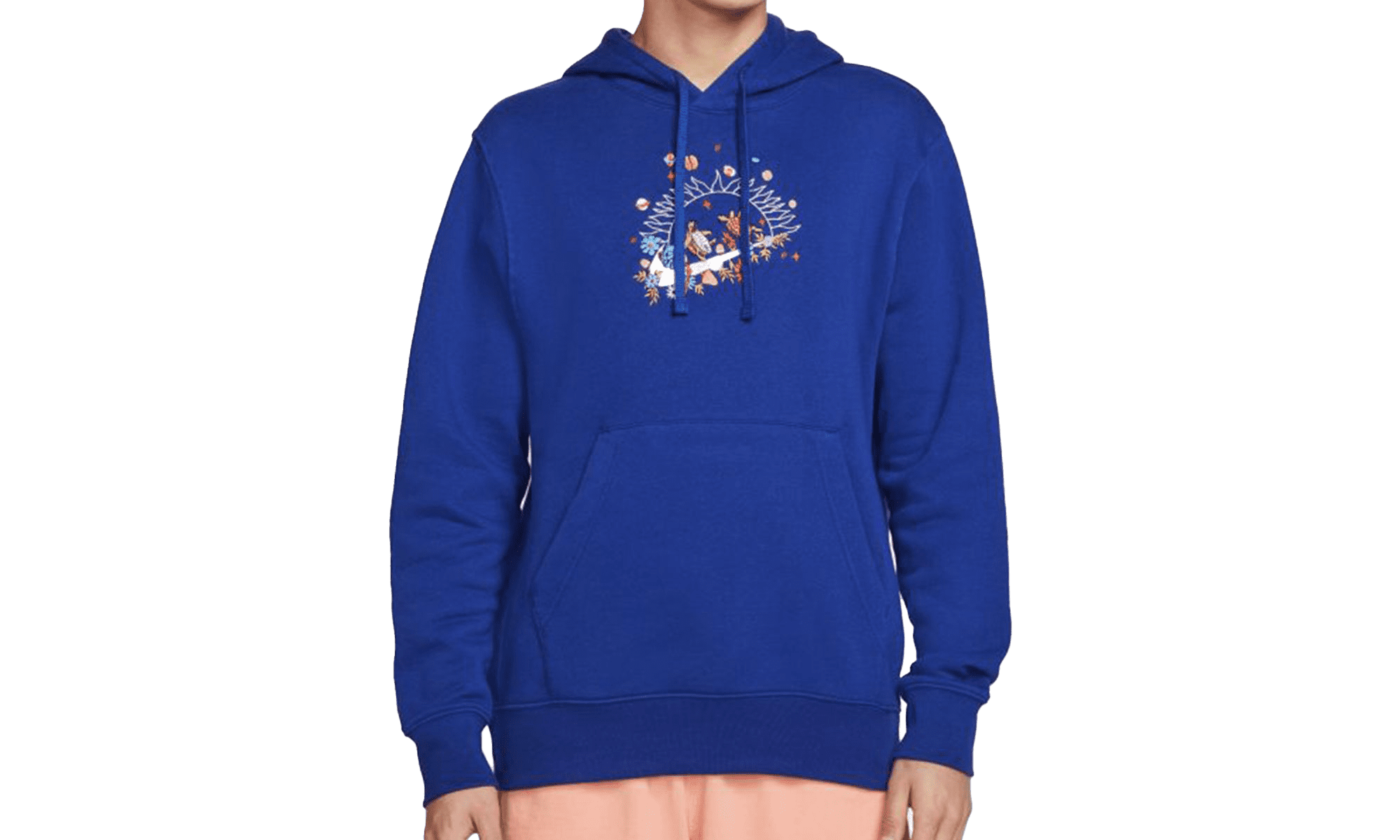 NIKE MENS Sportswear Club Fleece Pullover Hoodie Mens Style "Royal Blue ...