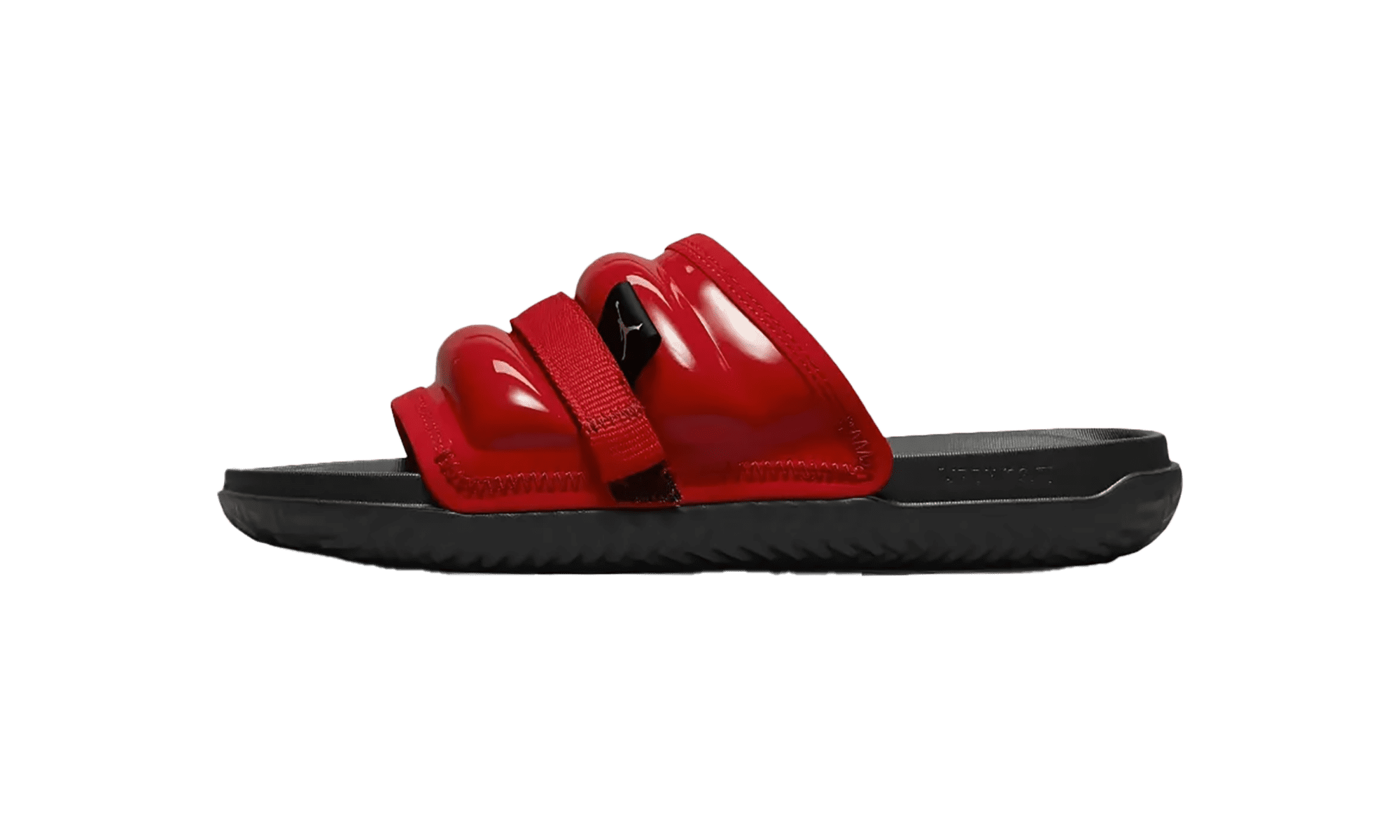 NIKE MENS Super Play Slides "Patent Red" DM1683 601 from Stadium Goods ...
