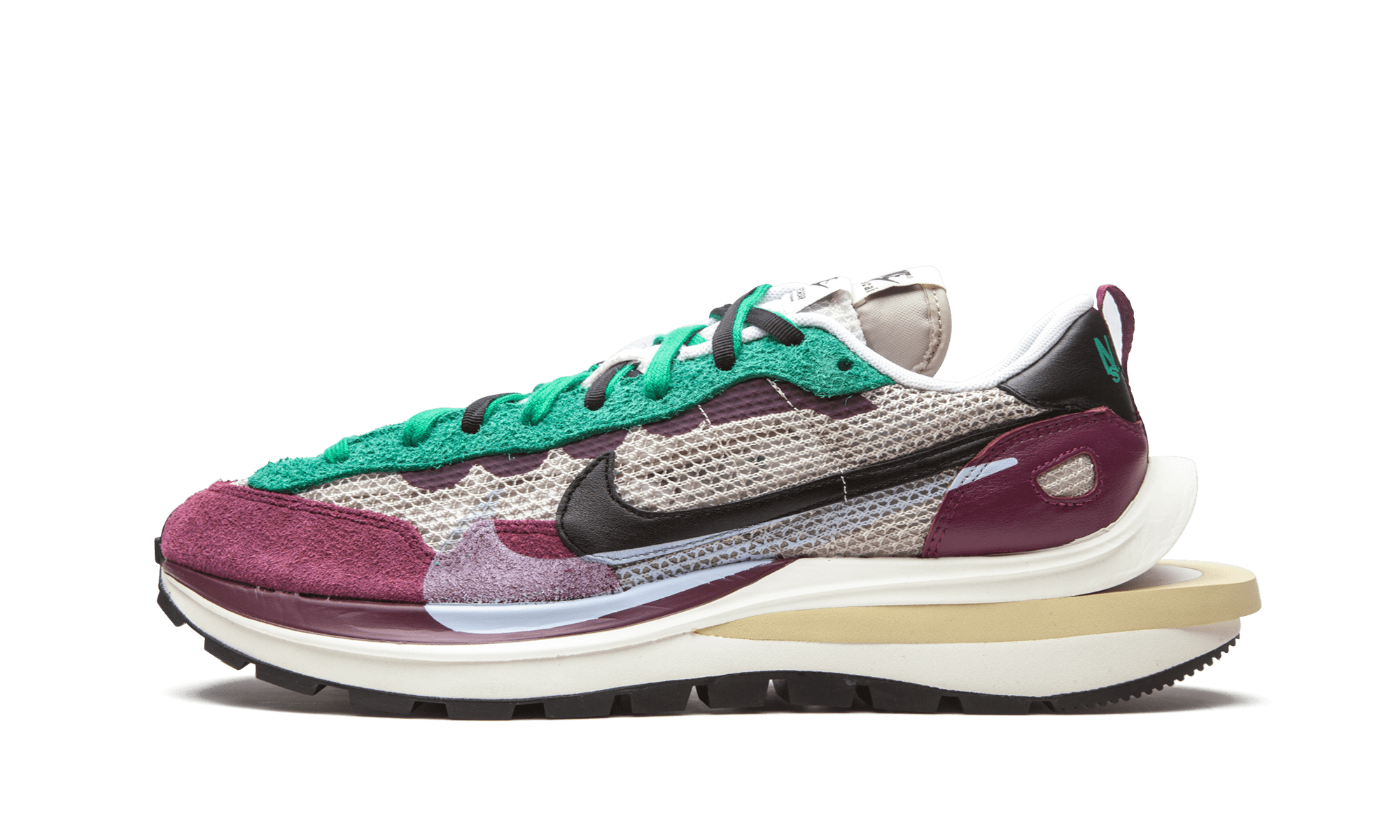 NIKE MENS VaporWaffle "Sacai - Villain Red / Neptune Green" DD3035 200 ...