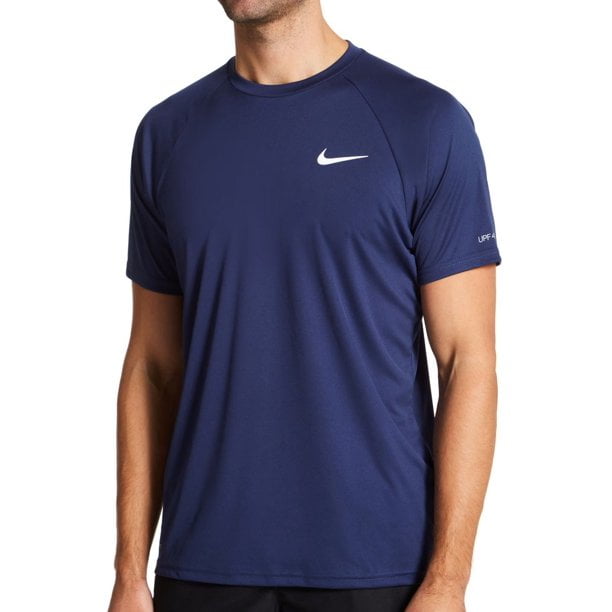 NIKE Men's Short-Sleeve Hydroguard Swim Dri-Fit Shirt XL - Walmart.com