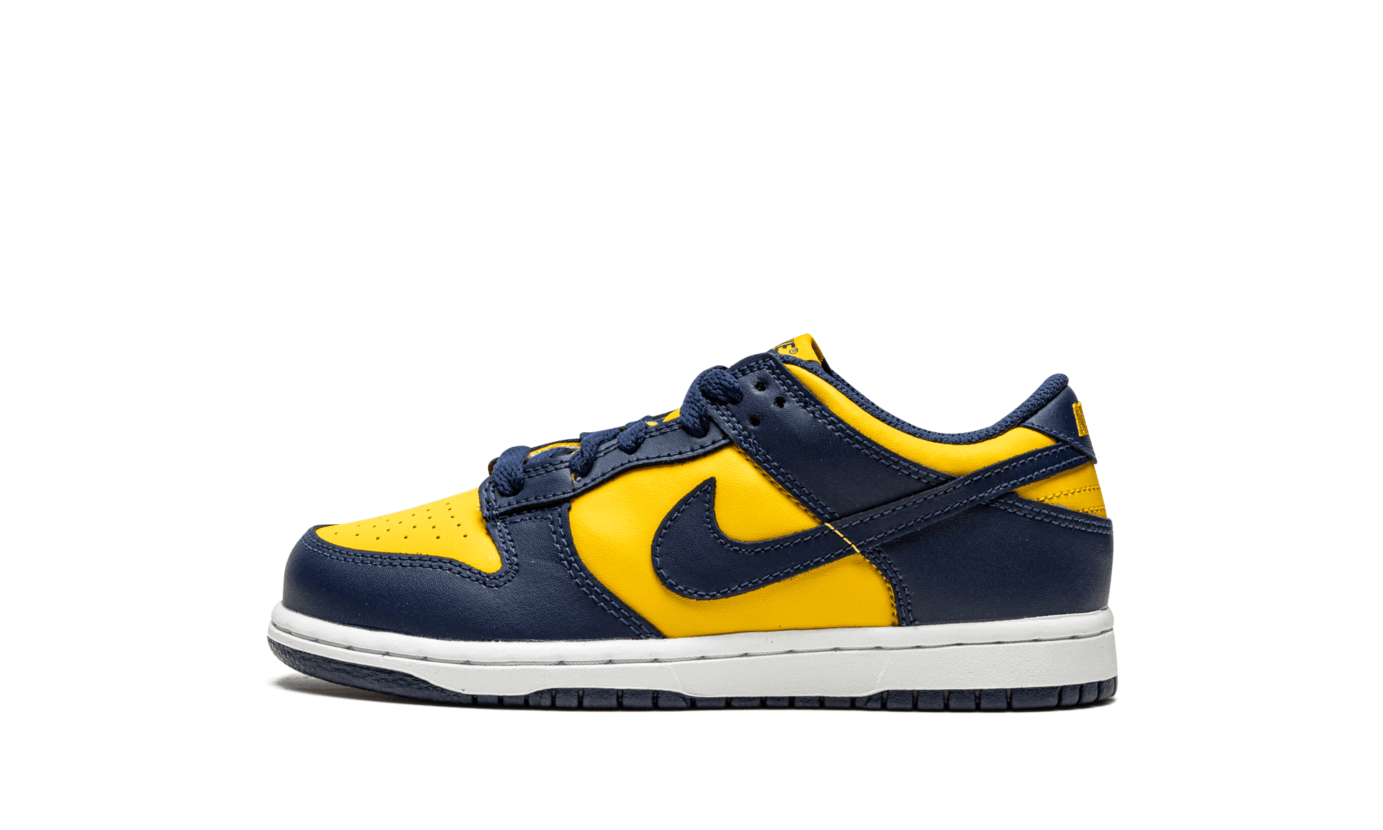 NIKE PRE SCHOOL Dunk Low PS "Michigan" CW1588 700 from Stadium Goods - Walmart.com