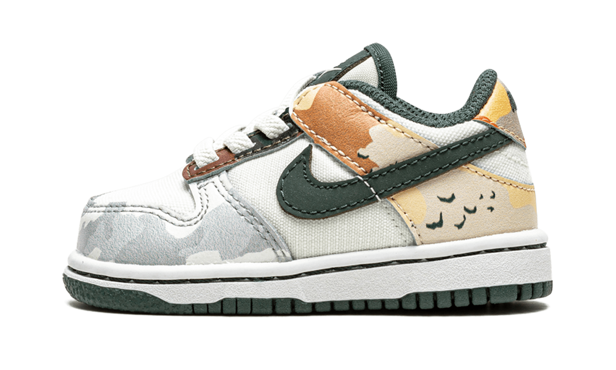 NIKE TODDLER Dunk Low TD "Sail Multi-Camo" DB1902 100 DB1902 100 from ...