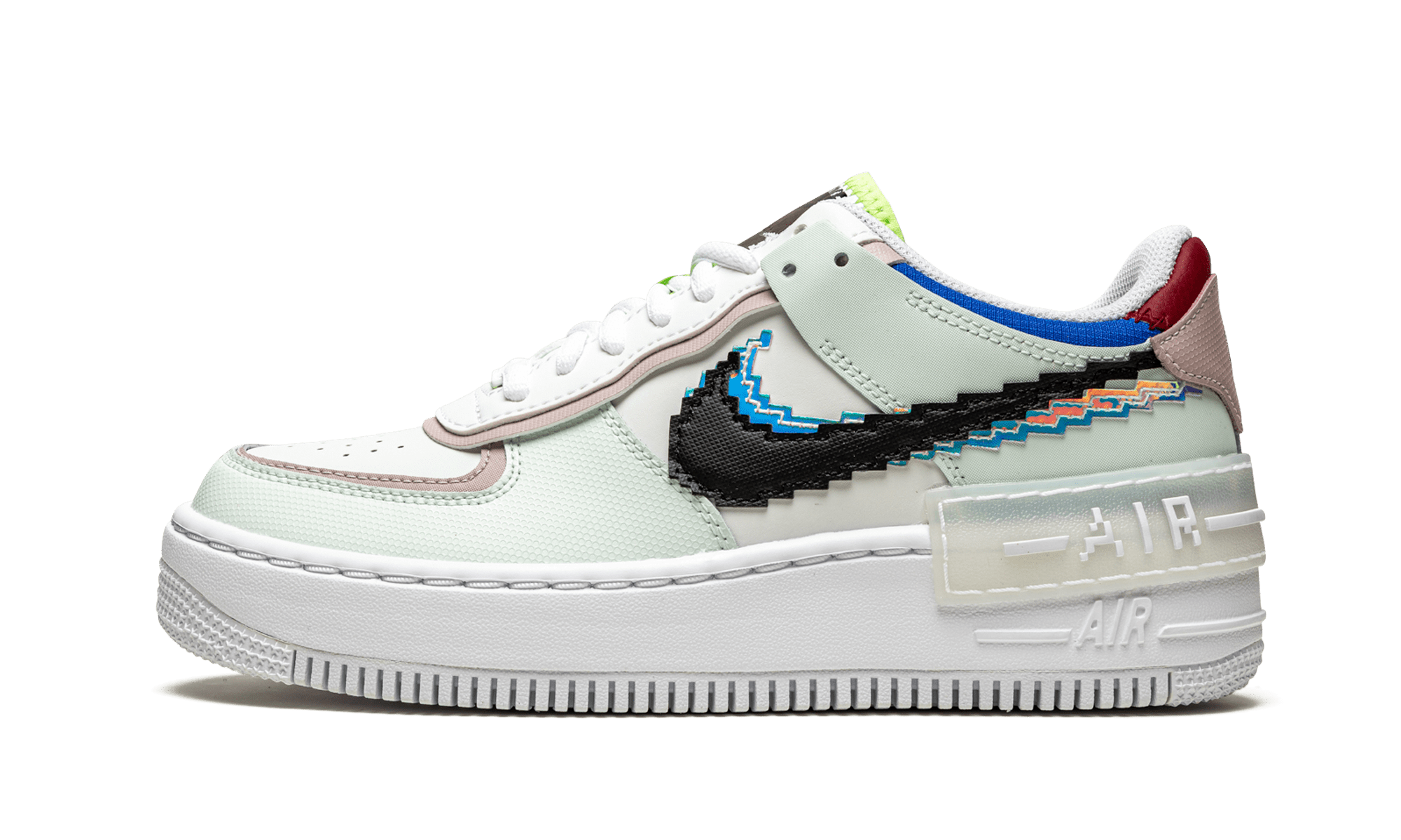NIKE WOMENS AF1 SHADO SE Womens "Pixel Swoosh" CV8480 300 CV8480 300 ...