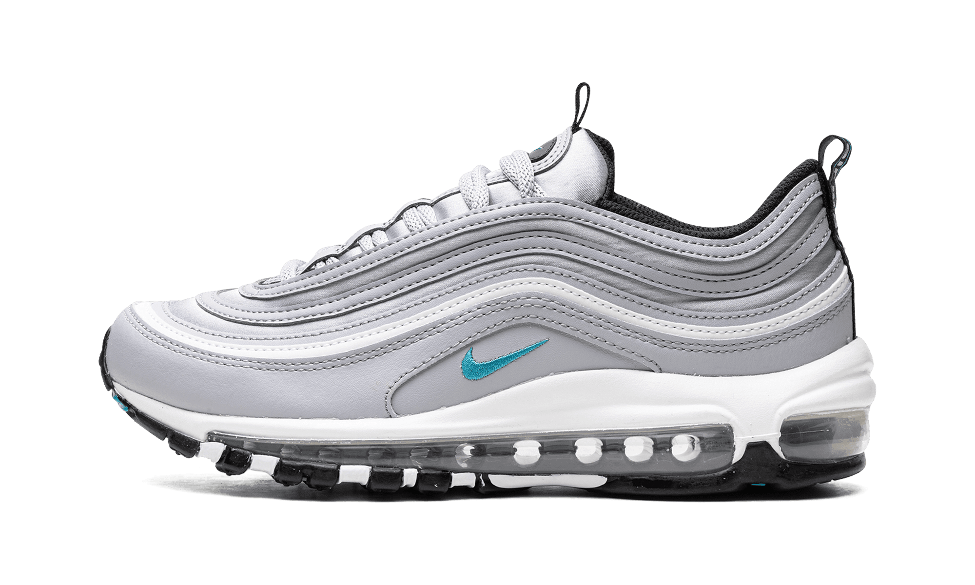 NIKE WOMENS AIR MAX 97 WMNS "Wolf Grey / Teal Nebula" FJ1883 001 from ...
