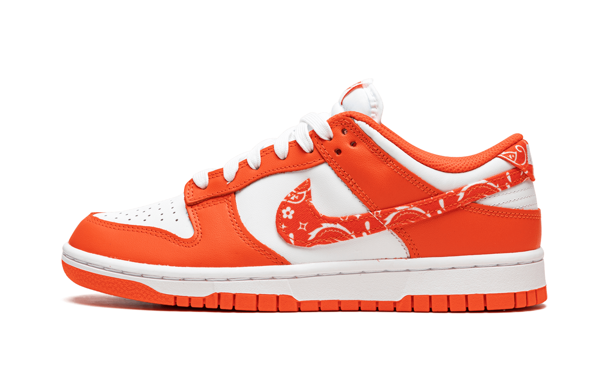 NIKE WOMENS DUNK LO ESS Womens "Orange Paisley" DH4401 103 DH4401 103 ...