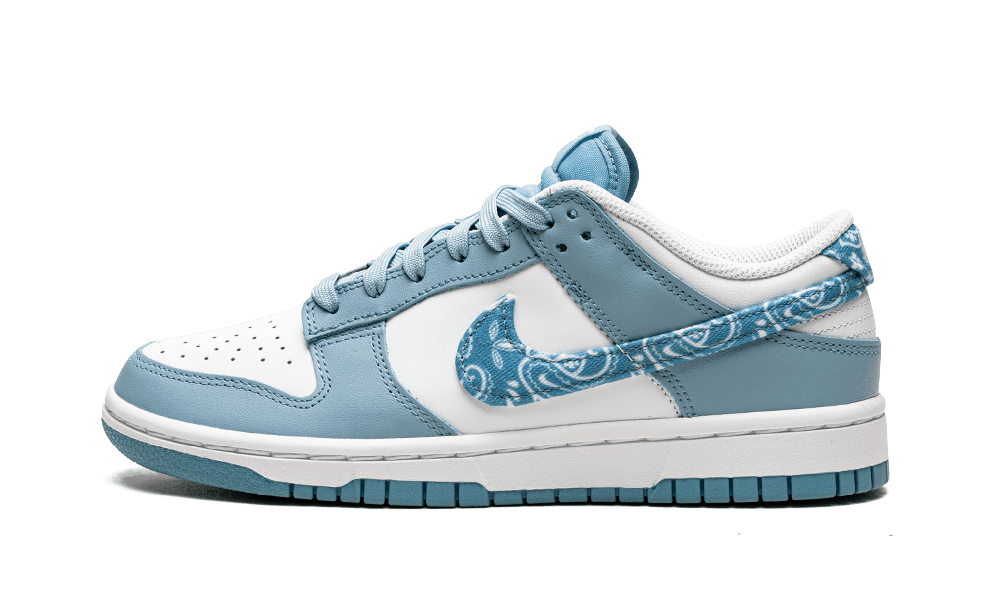 NIKE WOMENS DUNK LO MNS Womens "Blue Paisley" DH4401 101 DH4401 101 ...
