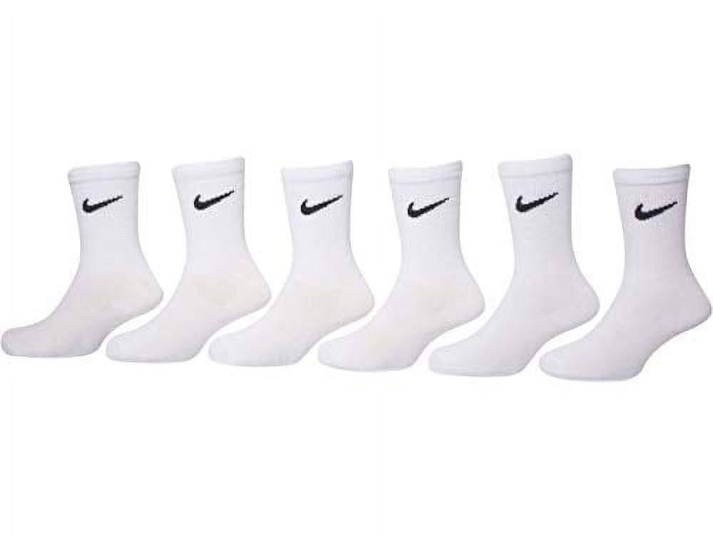 NIKE Young Athletes Kids Crew Cut Socks (6 Pairs),7C-10C Shoe/ 4-5 Sock ...