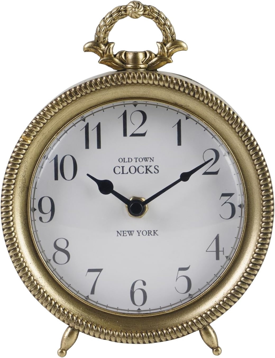 NIKKY HOME Table Clock, Vintage Desk Clock, Gold Table Clocks Non ...