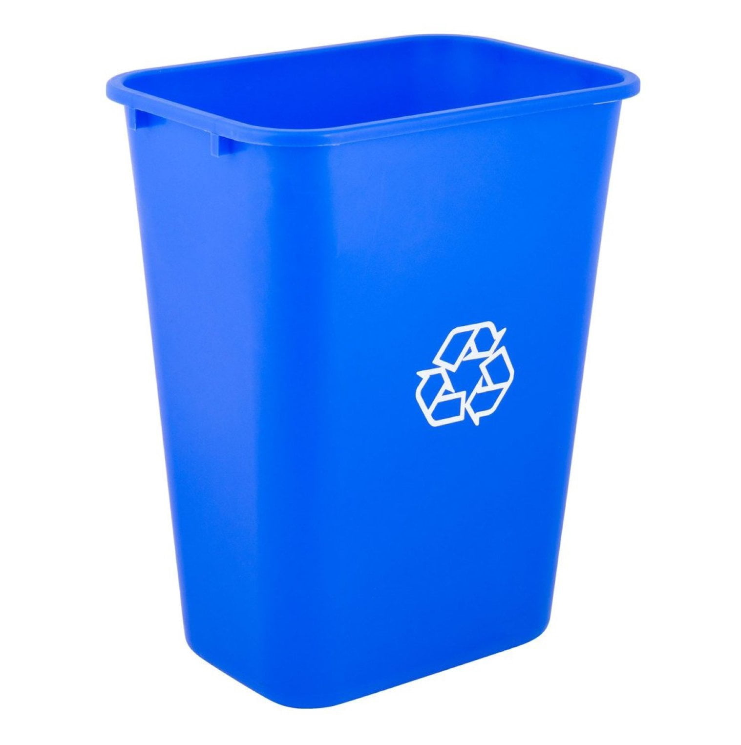 NIKOZQ 41 Qt. / 10 Gallon / 38 Liters Blue Rectangular Recycling ...